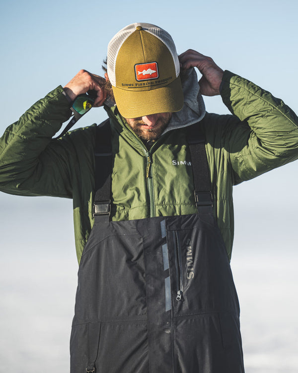 Simms Challenger Insulated Bib - Black | Motor City Anglers